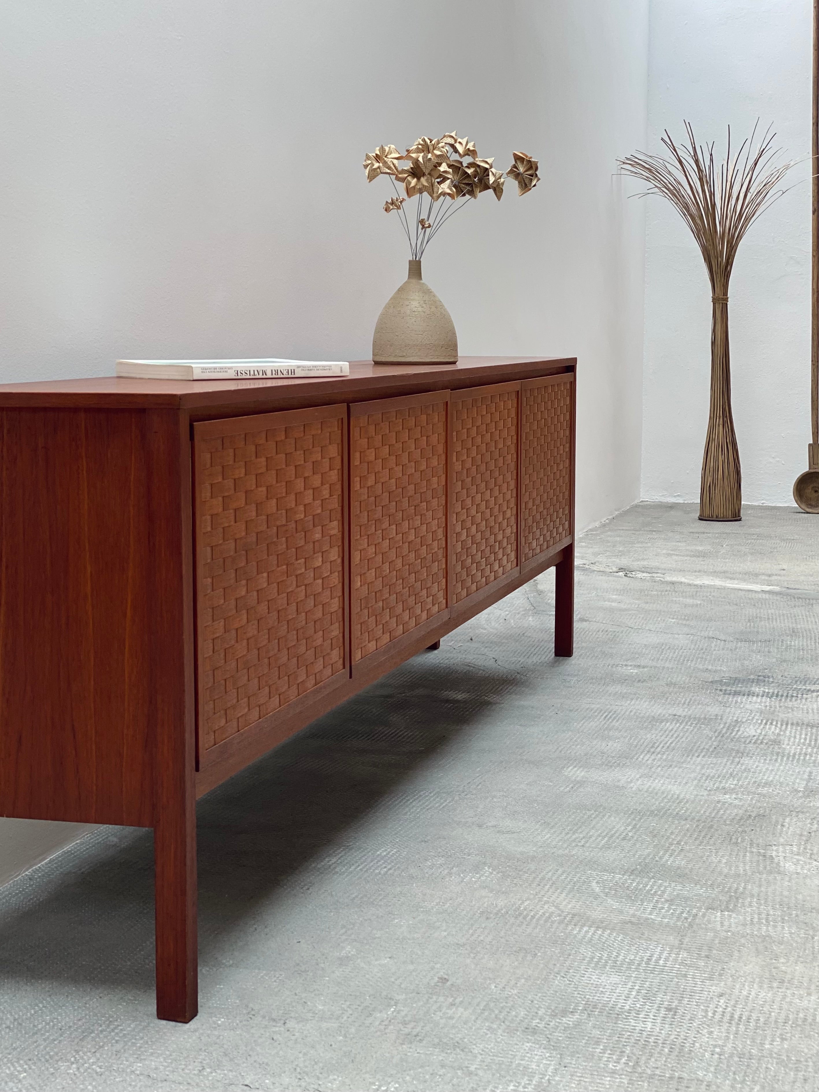 Leo Bub Für BUB Wertmöbel Teak Sideboard 250cm 1960er Jahre Deutschlan ...